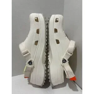 CROCS | Shoes | Crocs Classic Hiker Clog White Neon Straps Platform ...